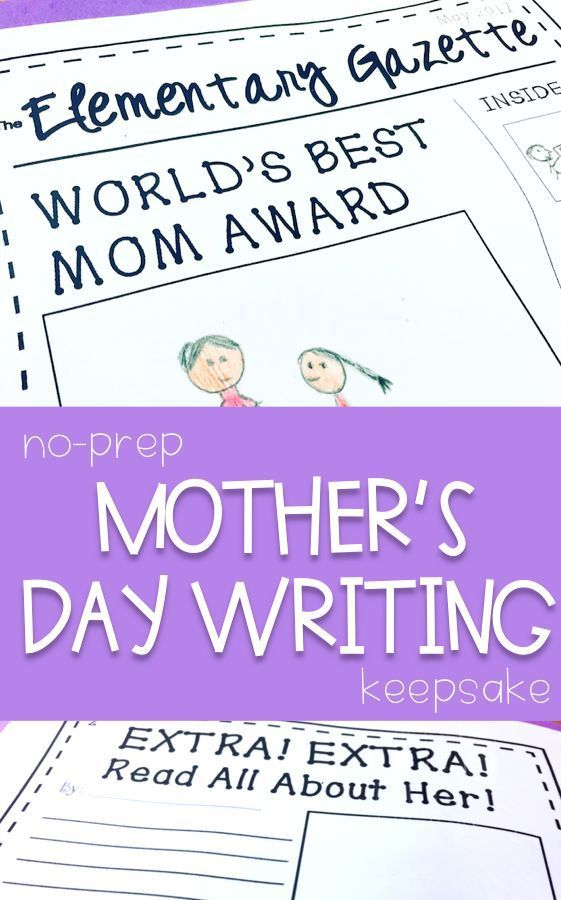 No-Prep Mother's Day Project! - School and the City