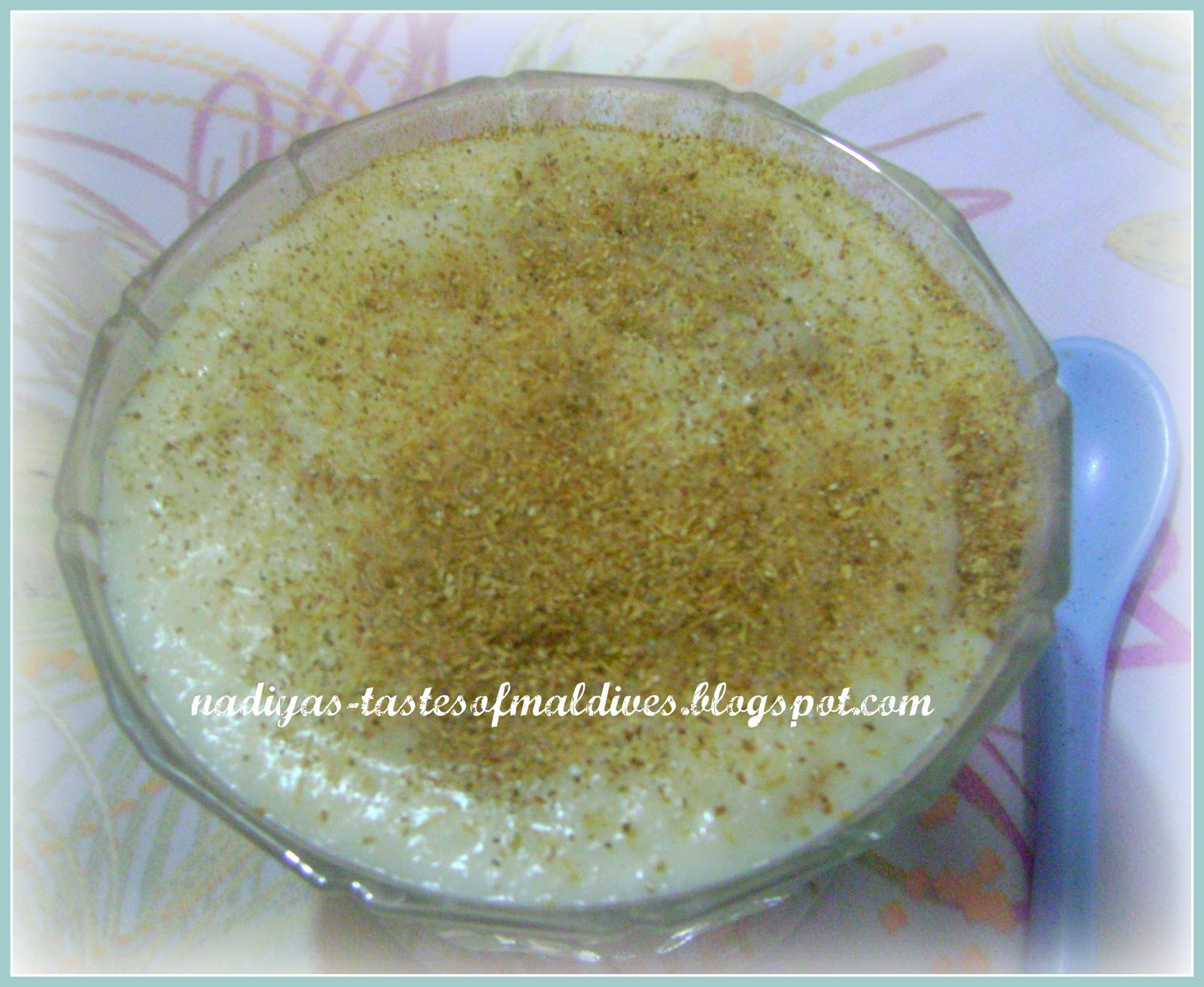 Nadiya's Tastes Of Maldives: Pirini ( Rice Pudding)