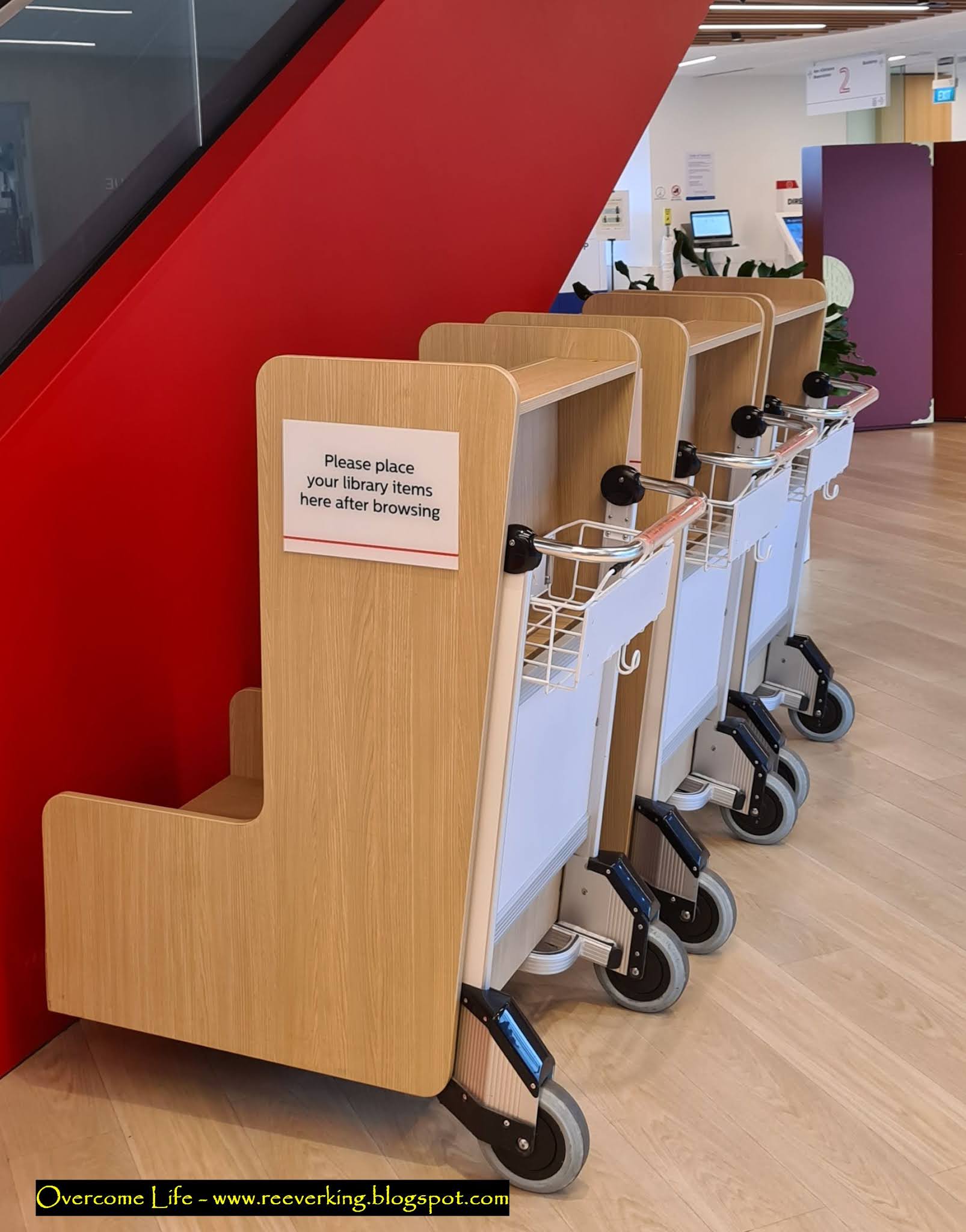 Overcome life: Tampines Regional Library - Singapore