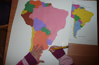 Montessori Teachings: Map of South America