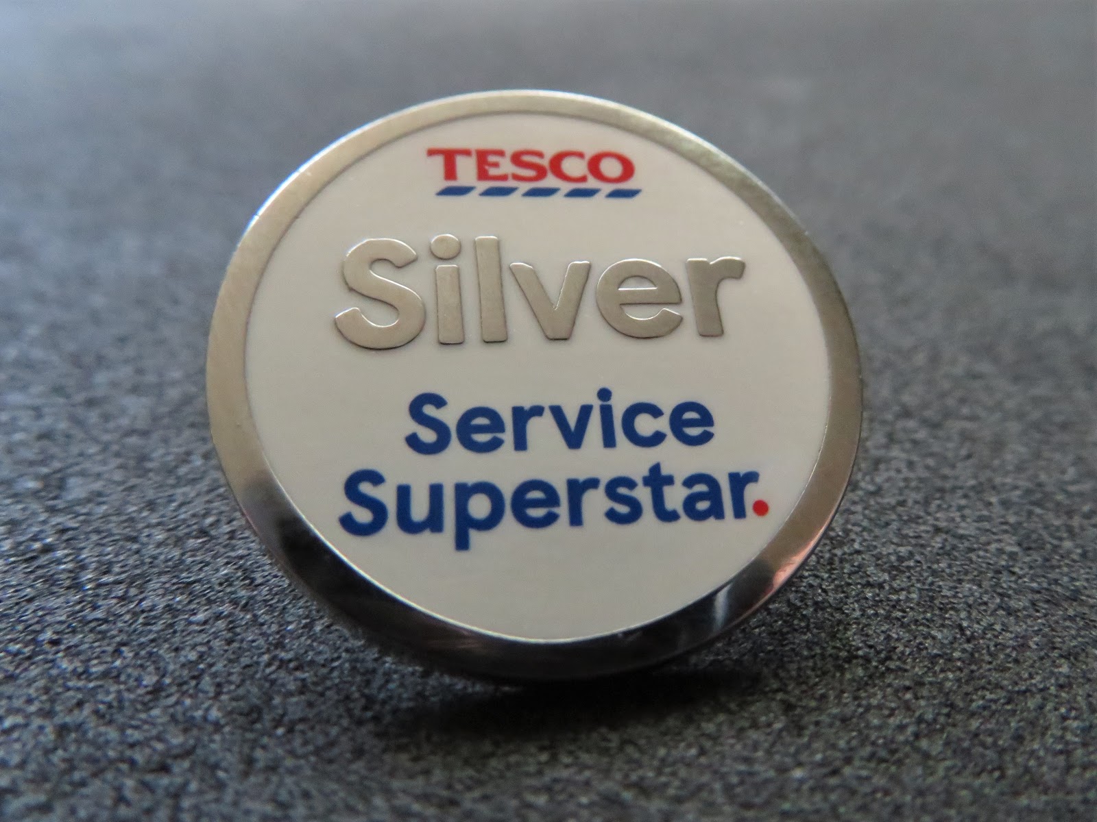 Martin Brookes Oakham: Tesco Bronze and Silver Service Superstar Pin ...