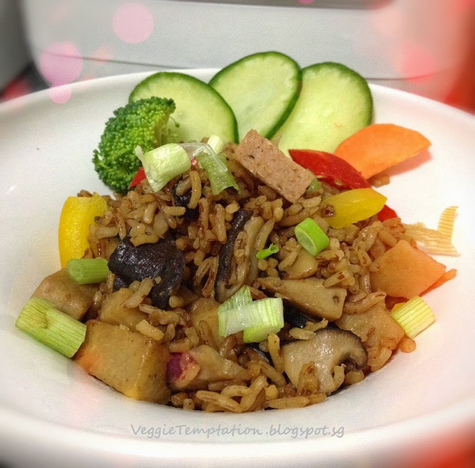 ♥ Veggie Temptation: Vegan/Vegetarian Yam Rice (One-Pot)