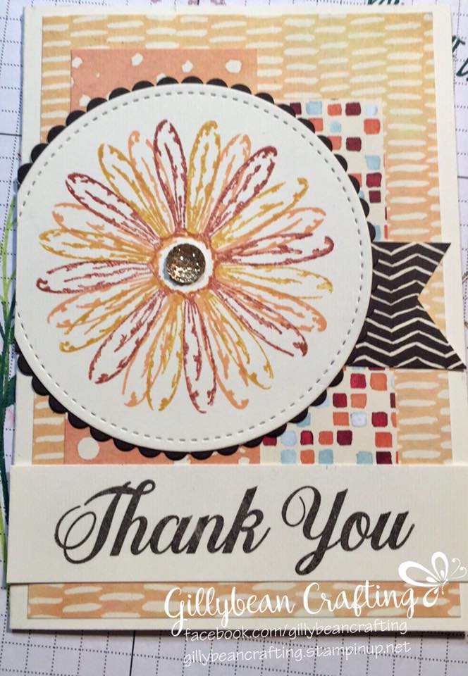 Gillybean Crafting : Autumn Themed Note Card