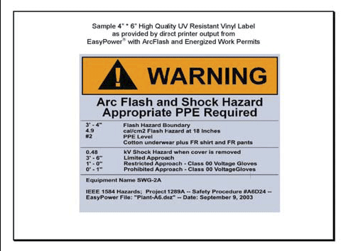 Saima Soomro: The 2008 NEC® - Detailed Arc Flash Warning Labels Still ...