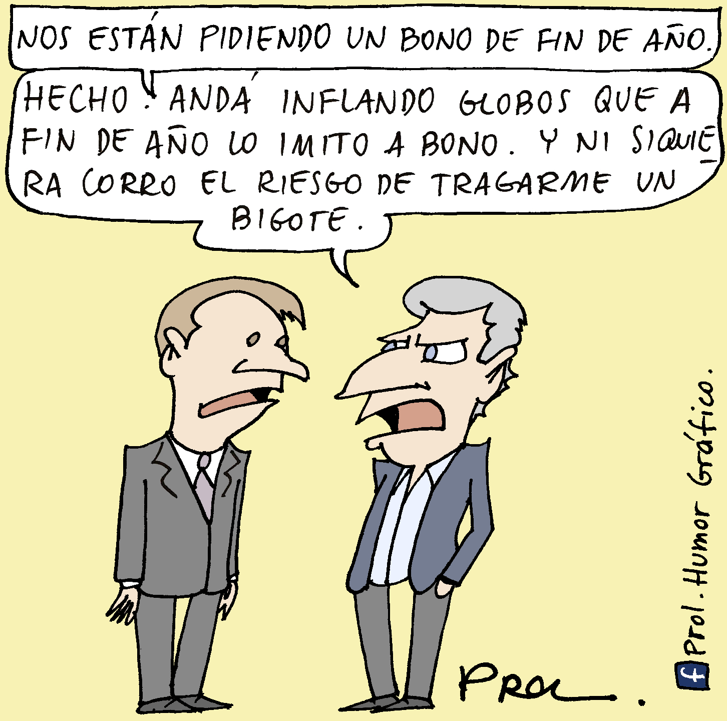 Prol. Humor gráfico: Un clásico (dibujado en diciembre/2015).