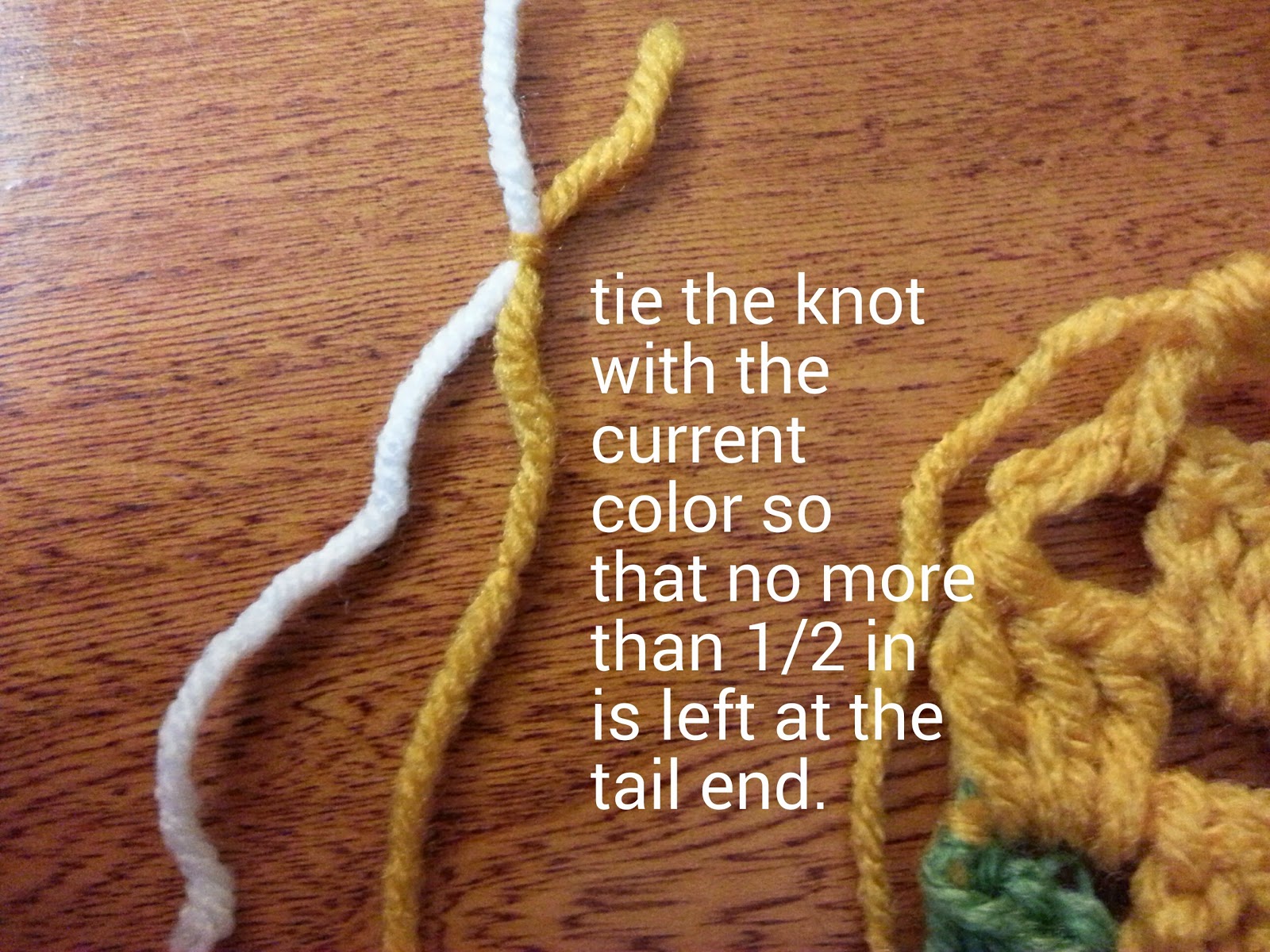 Tw-In Stitches: Changing colors with the Double Knot Technique