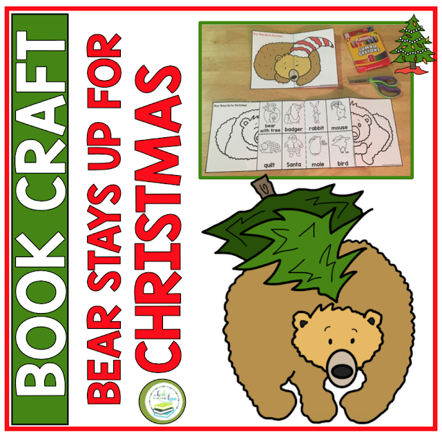 BEAR STAYS UP FOR CHRISTMAS BOOK CRAFT ~ Book Units by Lynn