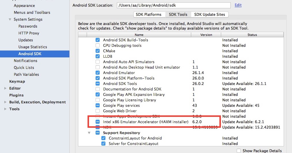Android Studio: AVD Emulator with HAXM and Docker or Virtualbox at the ...