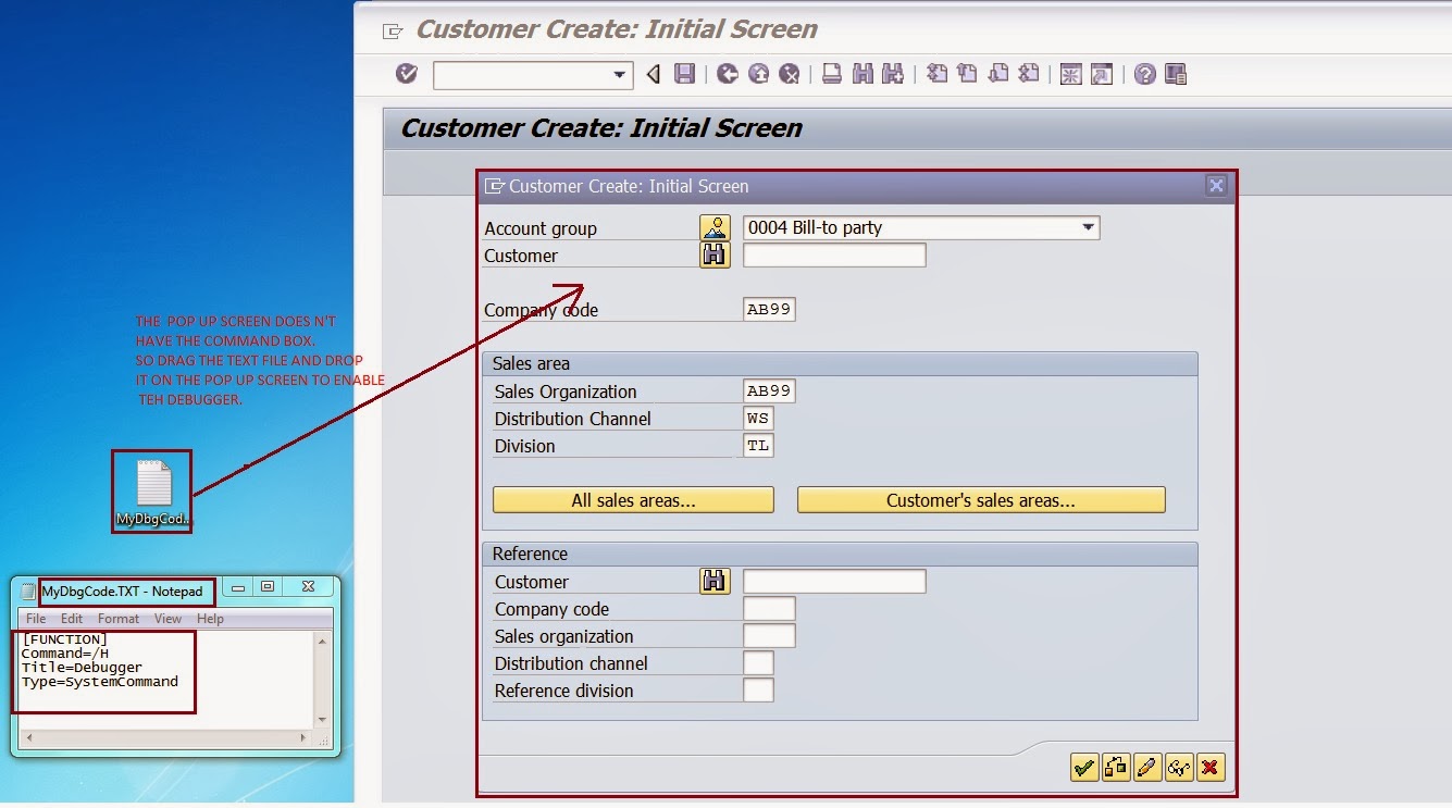 TECHSAP : Debugging a Pop Up Screen In SAP