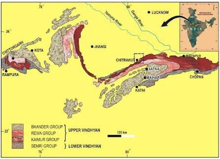 The Vindhyan System: Geological Structure of India ~ Educational Consultant