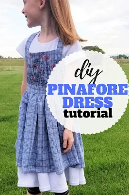 Free Girls Pinafore Pattern Tutorial | Sew Simple Home