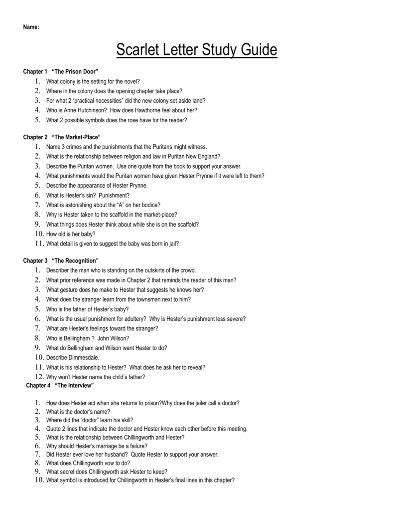 How Many Chapters Are In The Scarlet Letter ~ Thankyou Letter