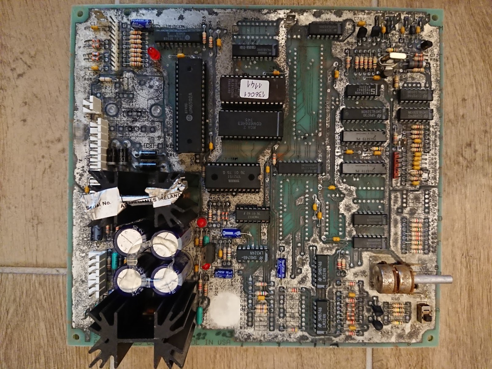 Arcade PCB Fever: Toobin' by Atari