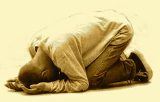 HYMN LINES: “Fall on your knees.”