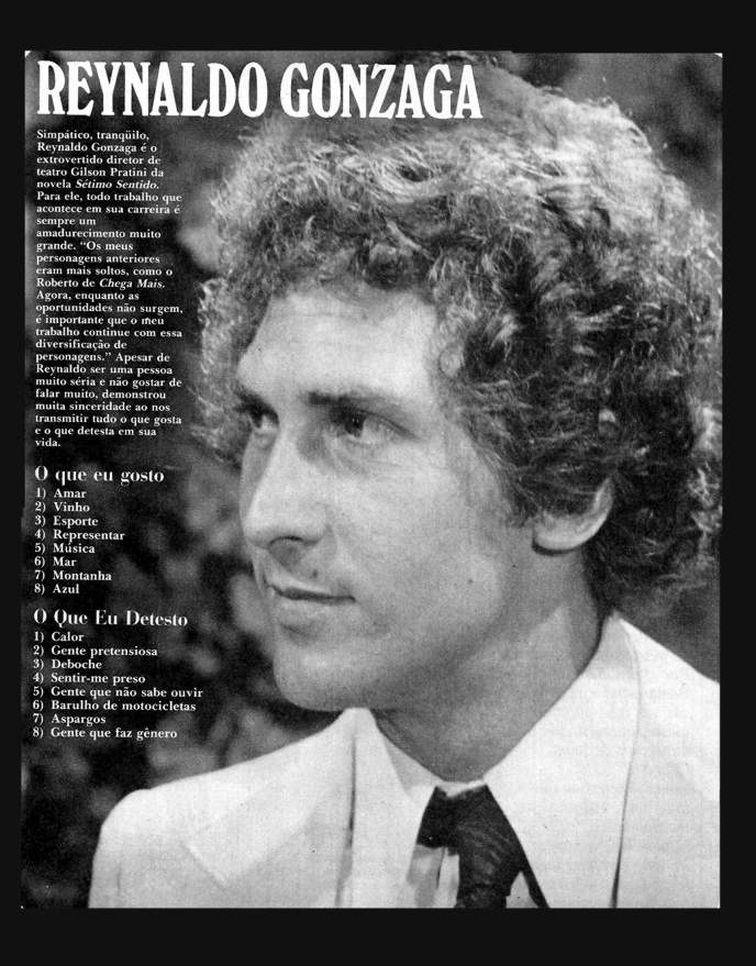 Astros em Revista: REINALDO GONZAGA - O GALÃ CANTOR
