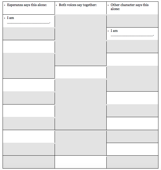 Two-Voice Poem Assignment