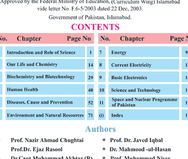 9th and 10th general science text book pdf download - Zahid Notes