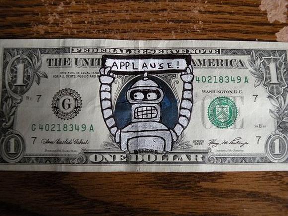 7 Funniest Examples of When Geeks Deface Money - The Geek Twins
