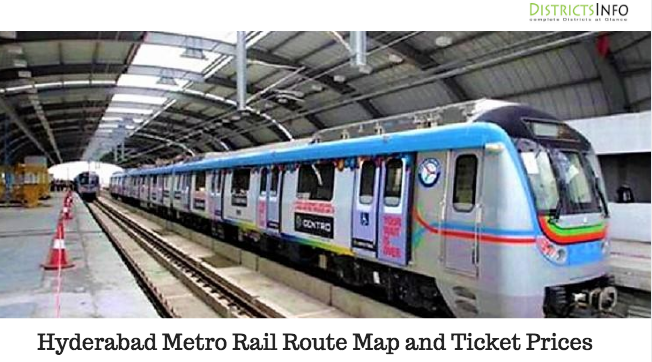 Hyderabad Metro Rail Route Map and Ticket Prices Fares