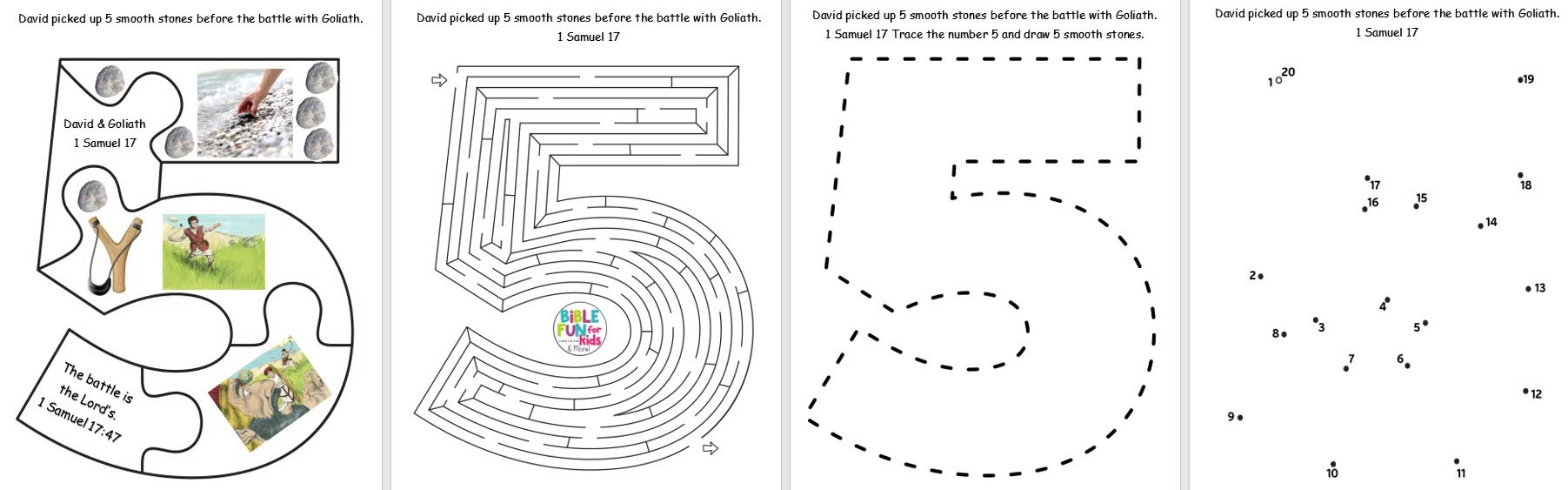 David Faces Goliath | Bible Fun For Kids