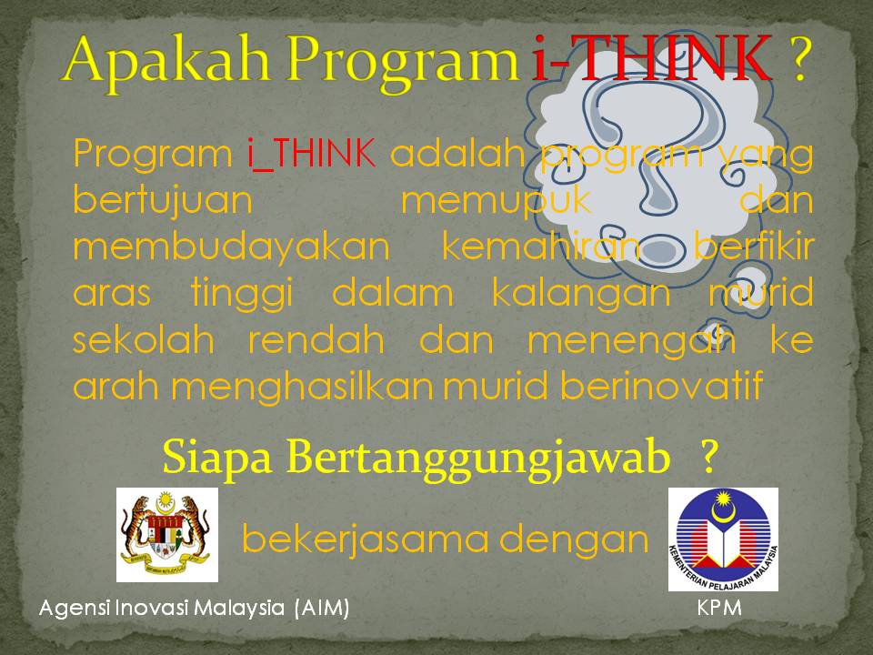.: Program i-THINK