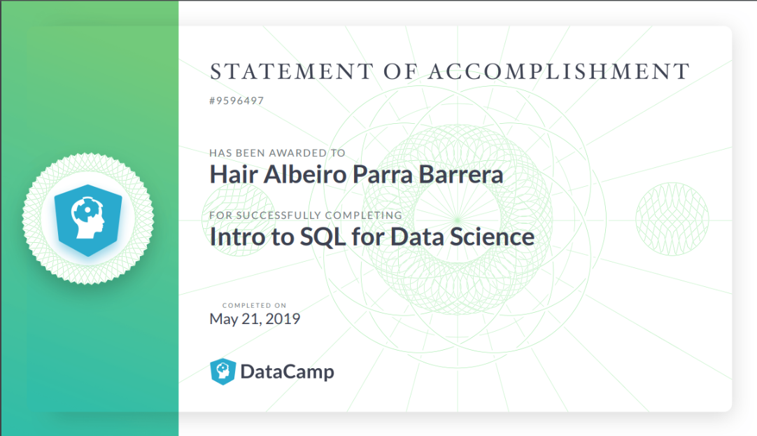 Datacamp Sql