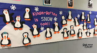 Penguin Craft & Bulletin Board Display | Just Teachy
