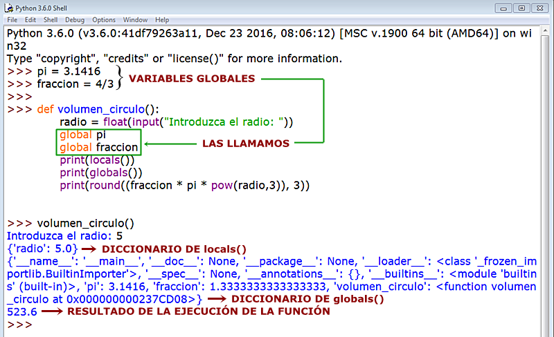 APRENDER A PROGRAMAR CON PYTHON: LOCALS(), GLOBALS() Y VARS()