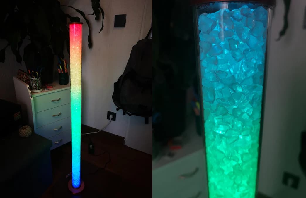 Tubo LED luminoso RGB | Aberto até de Madrugada
