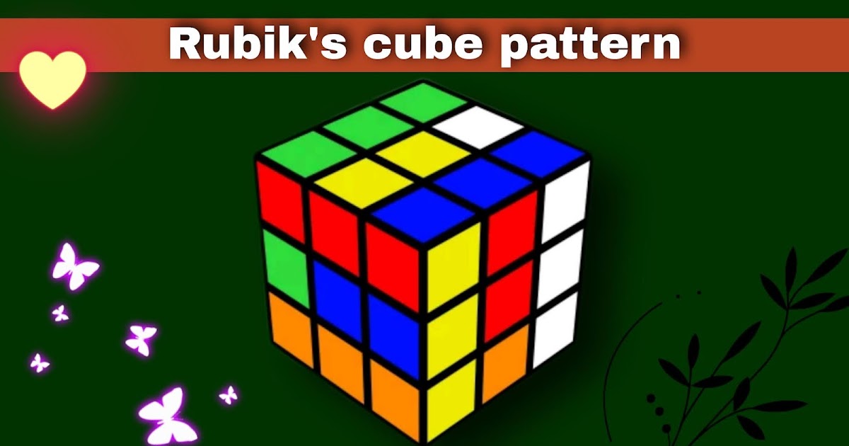 Rubik's cube Patterns : Rubik's cube pattern- D 01 | How to solve a ...