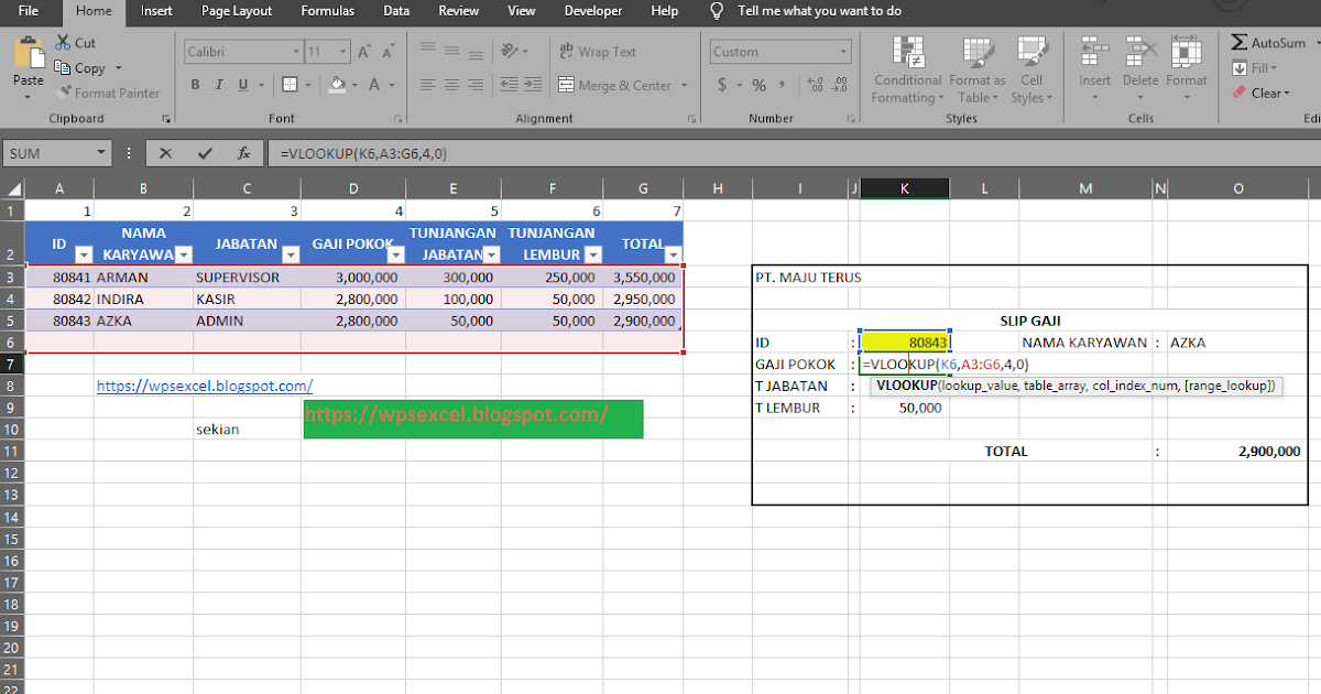Rumus Fungsi VLOOKUP di excel dan Contohnya | WPS EXCEL Rumus Fungsi VLOOKUP di excel dan Contohnya | WPS EXCEL