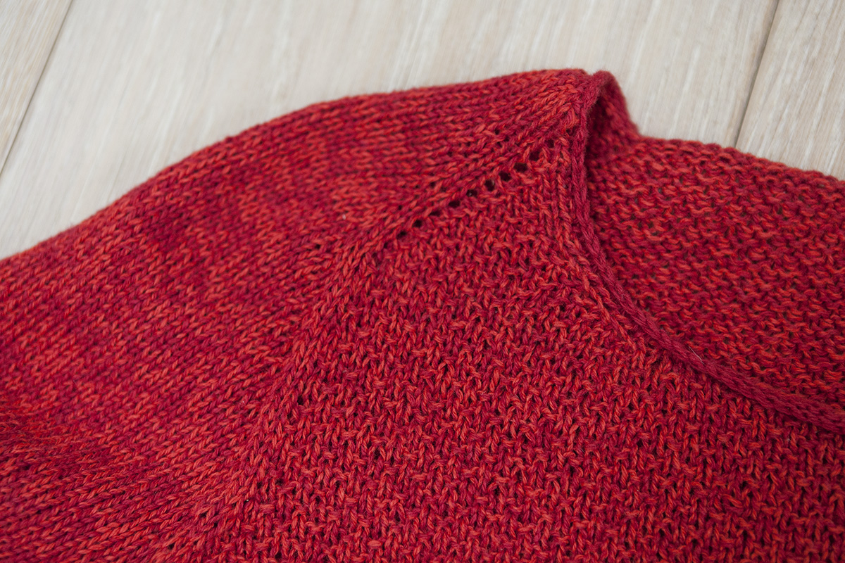 needles and lemons: A red pullover