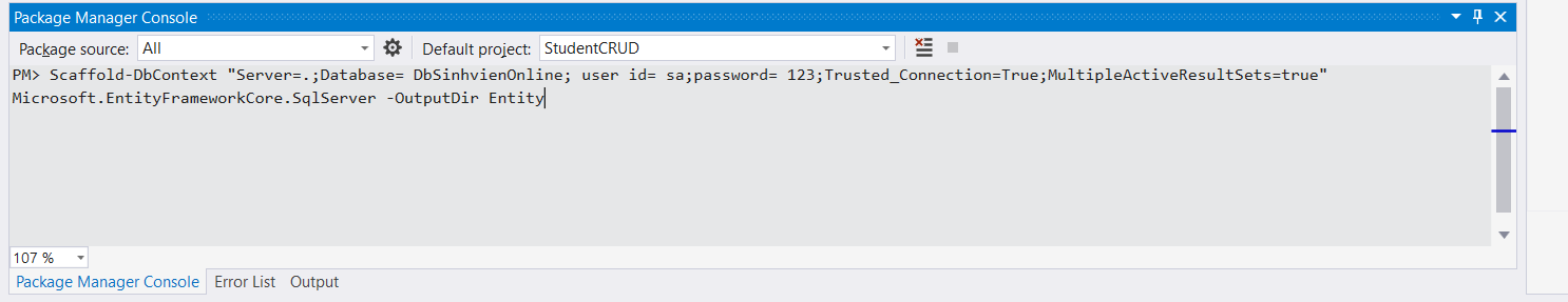 Hướng dẫn tạo CRUD với ASP.NET Core MVC