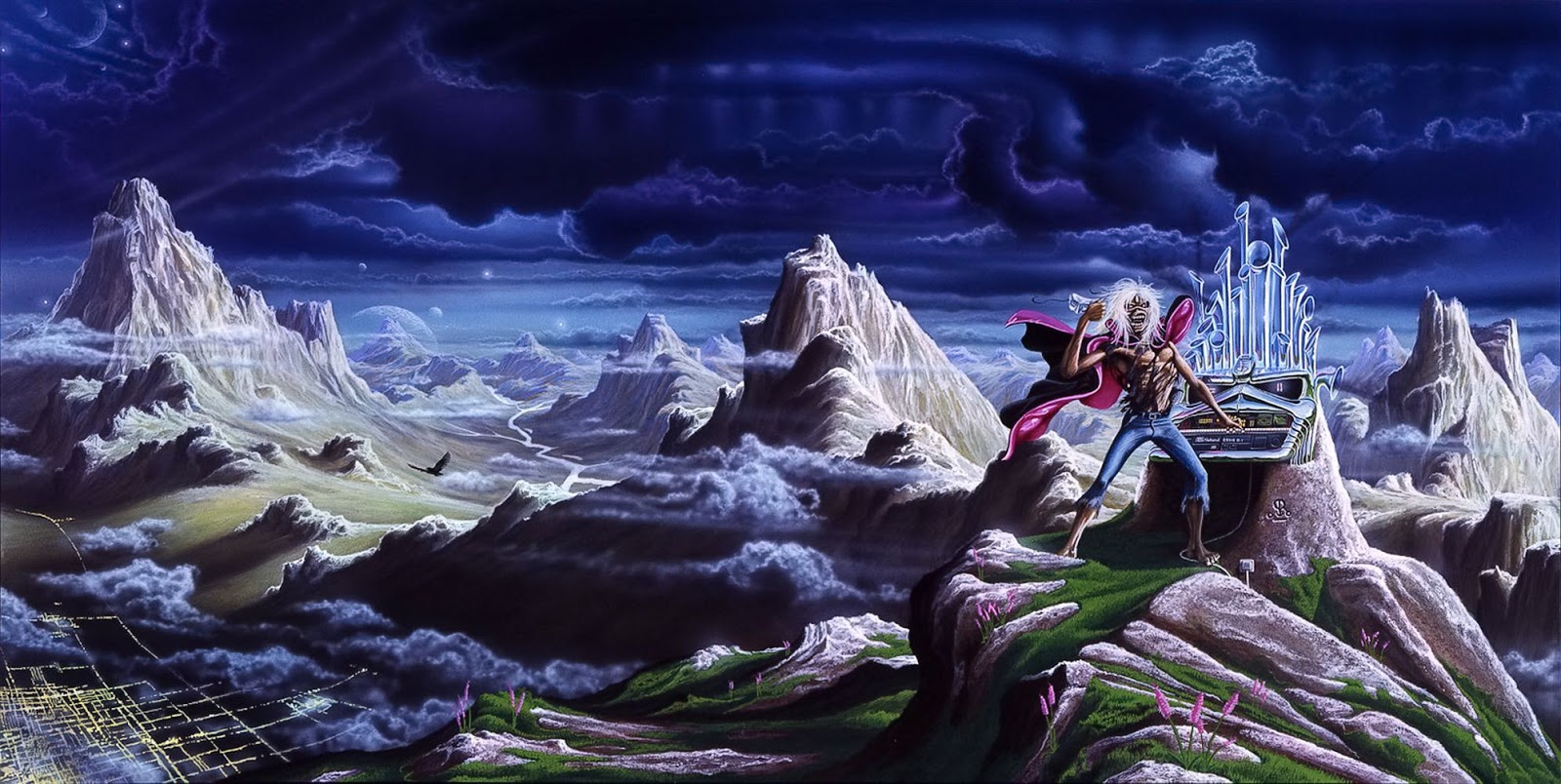 Metallifer Blog : [artwork - heartwork] Derek Riggs Iron Maiden ‎– Run ...