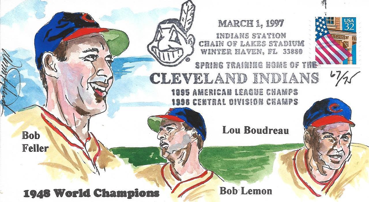 Baseball Stamps & Postmarks: Cleveland Indians