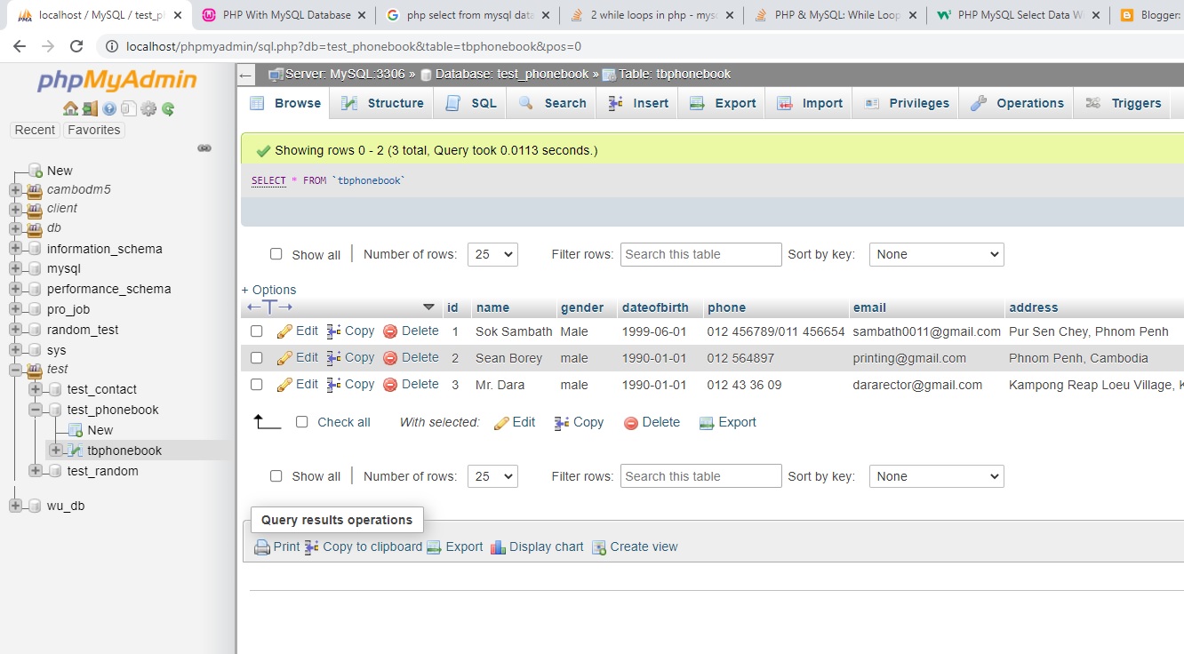 PHP with MySQL : Select & Update Data (Web App) PHP with MySQL : Select & Update Data (Web App)