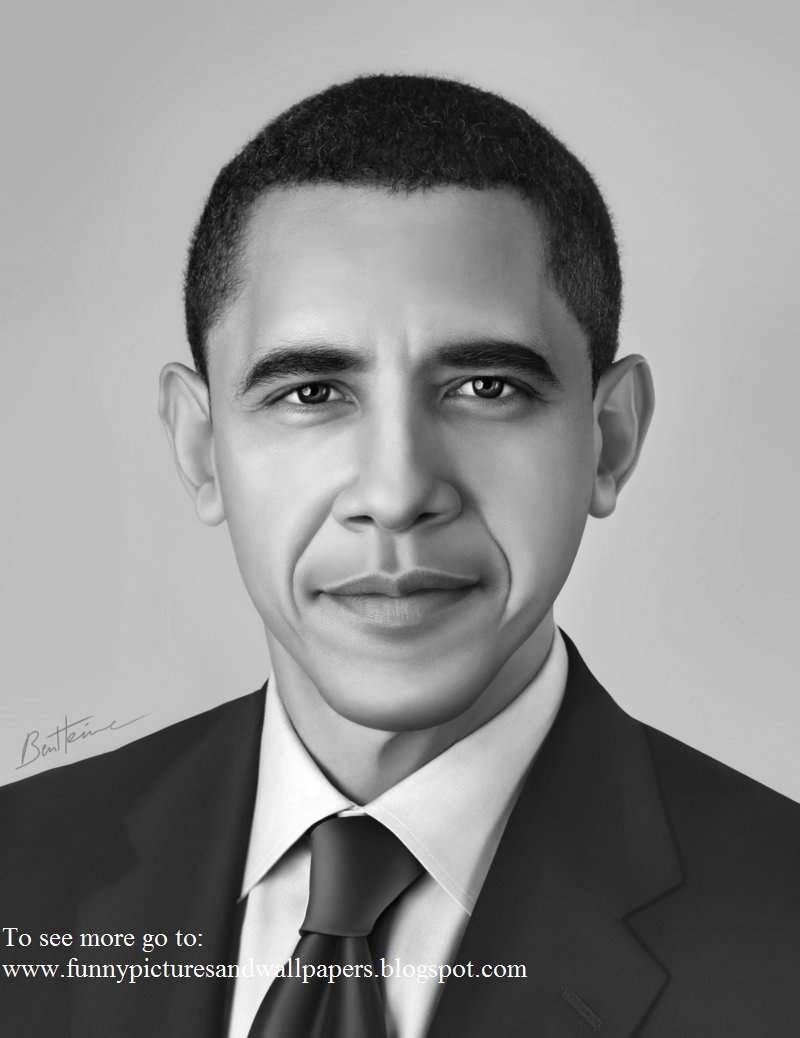 BARACK OBAMA, FUNNY DRAWING PICTURES ~ FUNNY PICTURES AND WALLPAPERS
