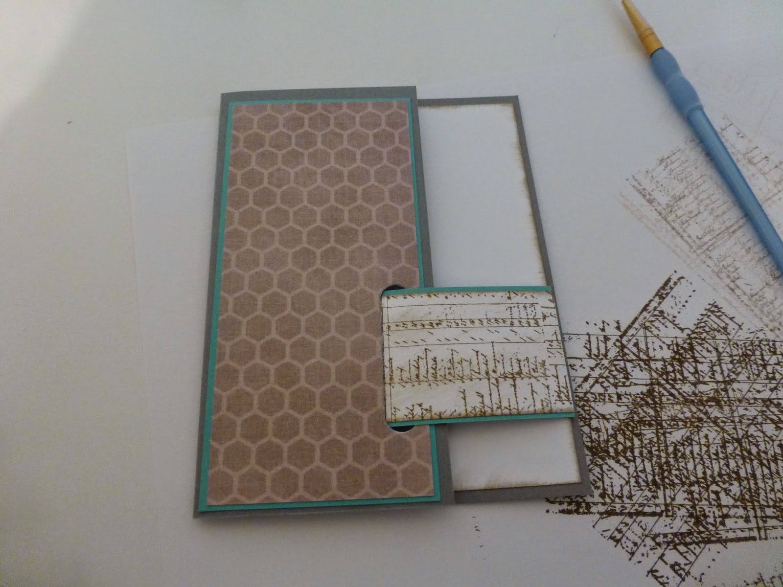 The Yellow Craft Room: Big Buckle Card Tutorial