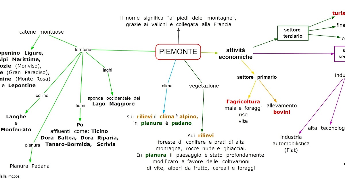 Paradiso delle mappe: Il Piemonte