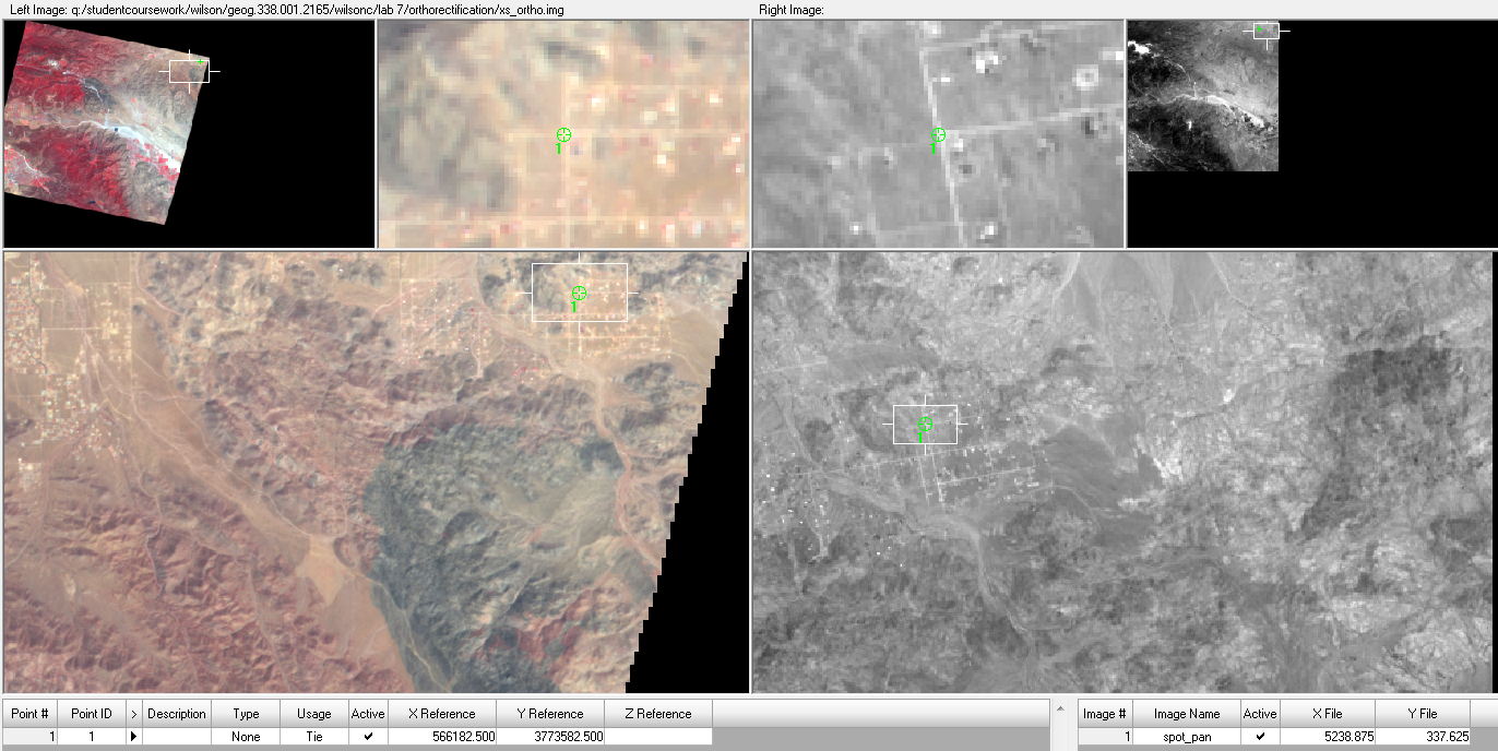 Anneli Williams | Geography 338: Remote Sensing: Lab 7: Photogrammetry