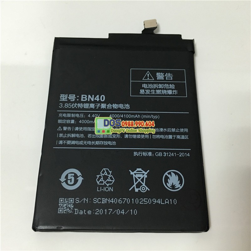 thay pin điện thoại xiaomi mi5 lấy ngay, pin redmi 4 prime, redmi note ...