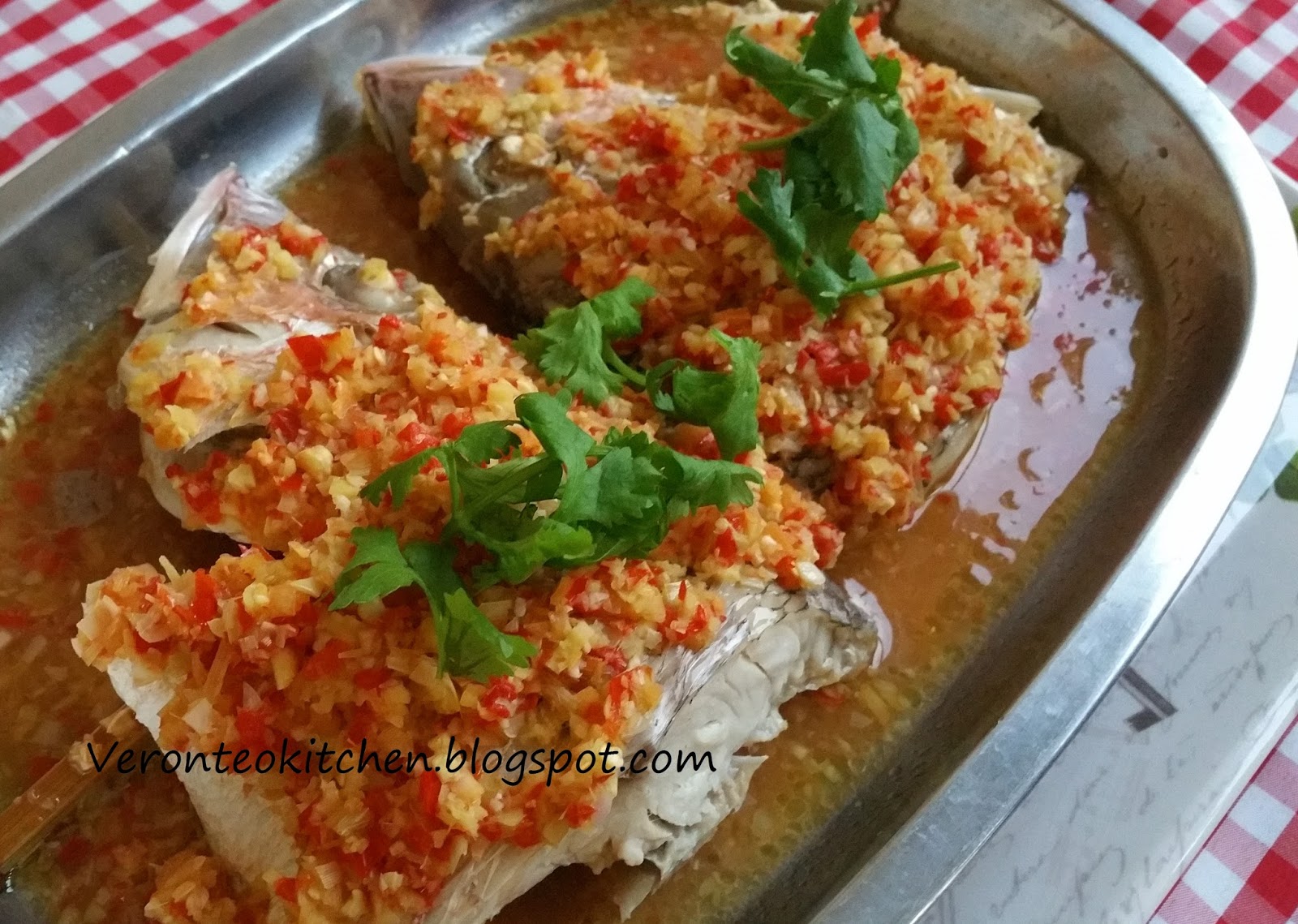 Veronica's Kitchen: Nonya Style Steamed Fish