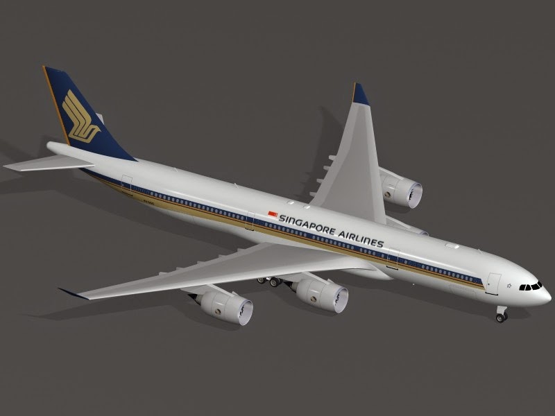 Finest 3D Content: Airbus A340 Family - 3D models