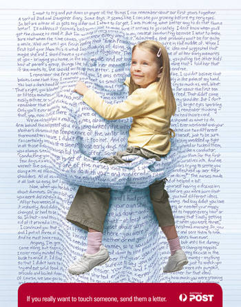 Love ads that resonate.: Australia Post // symbolism at its best.