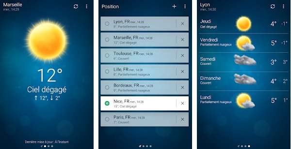 Top 20+ Des Meilleures Applications De La Météo Pour Android