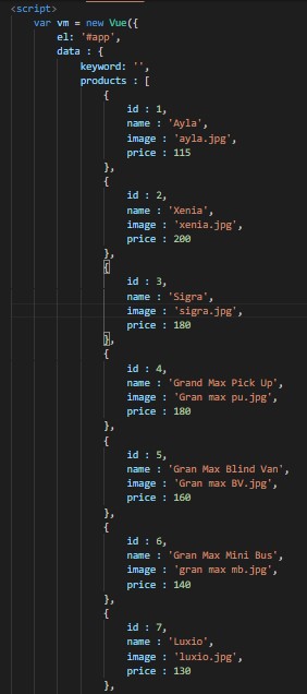 Tutorial Vue JS Filter & Form