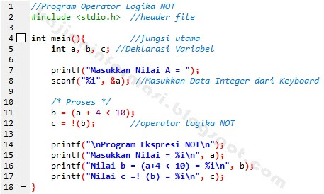 Penerapan Logika AND OR NOT C++ | Kajian Informasi