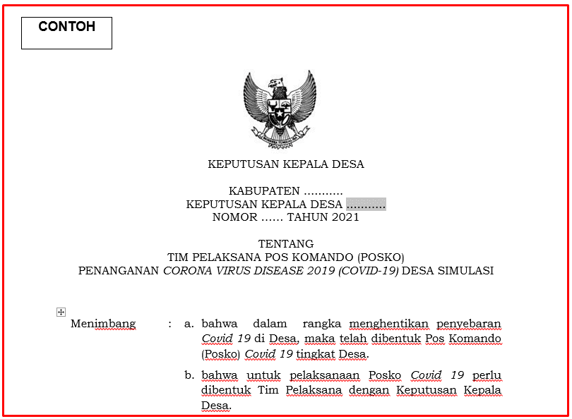 Contoh Format Rkp Desa Terbaru - Delinewstv