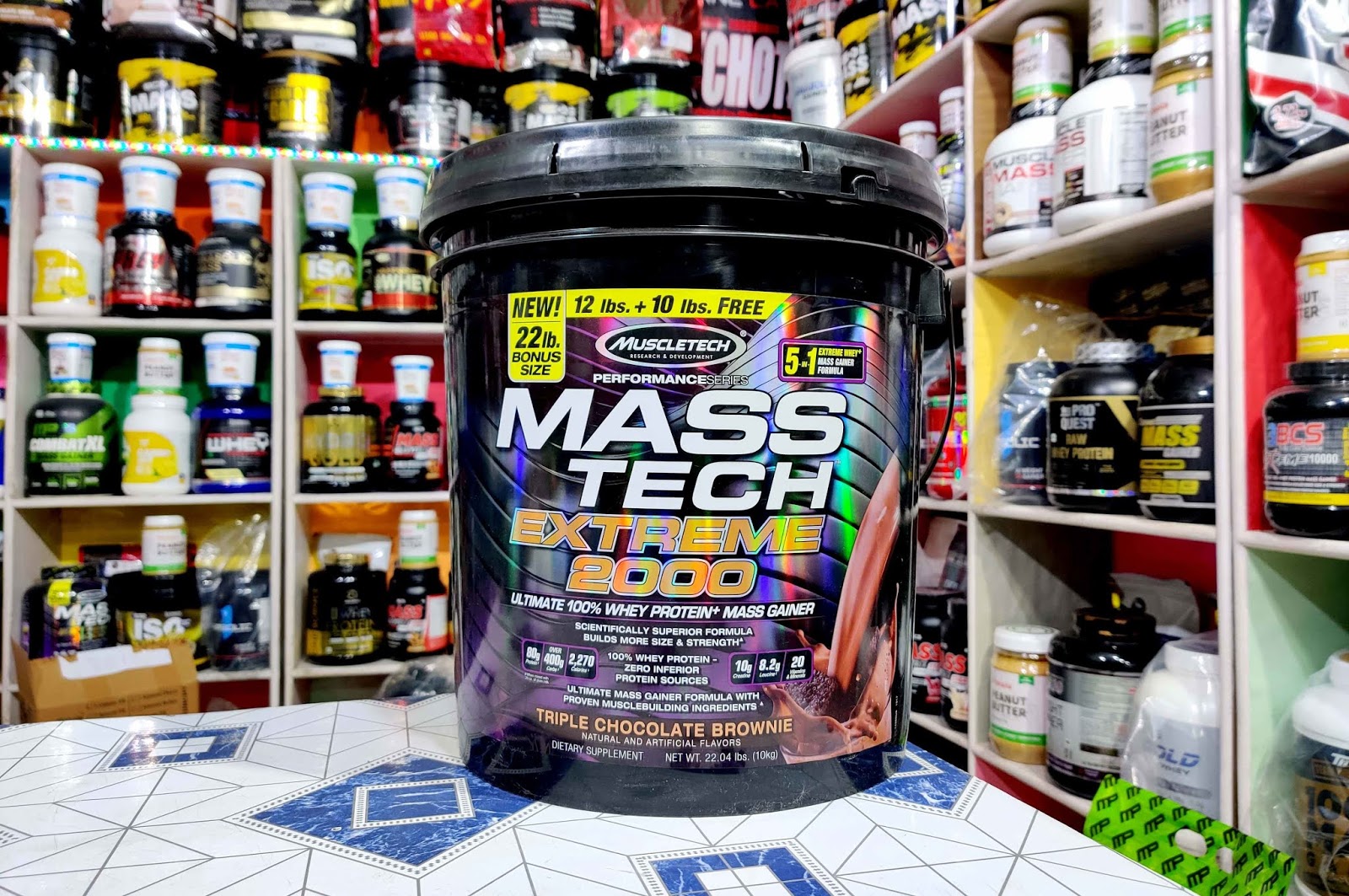 Muscletech Masstech Extreme 2000 22 Lbs 10 Kg Trippe Chocolate Ncrfs