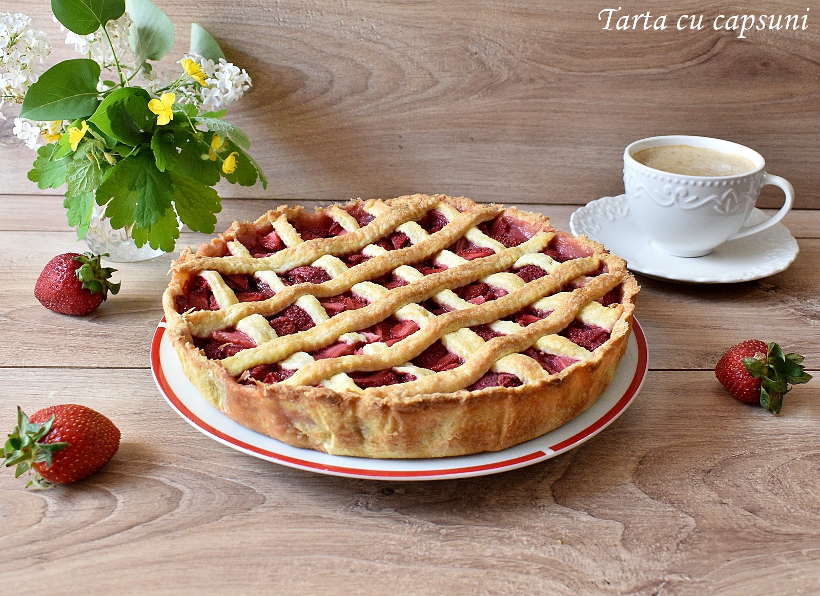 Rocsy in bucatarie: Tarta cu capsuni